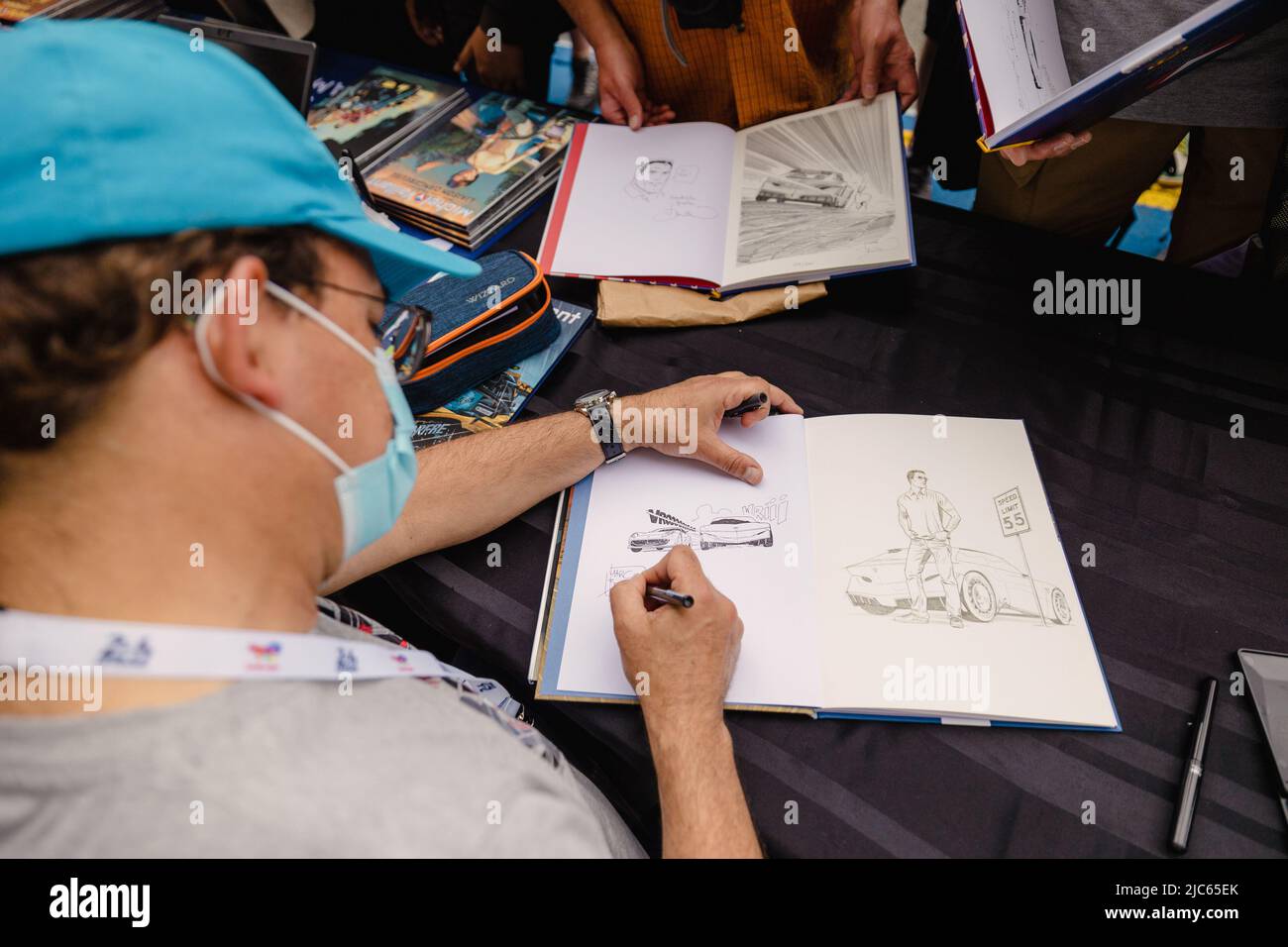 Autograph session of the new comics of Michel Vaillant with Benjamin ...