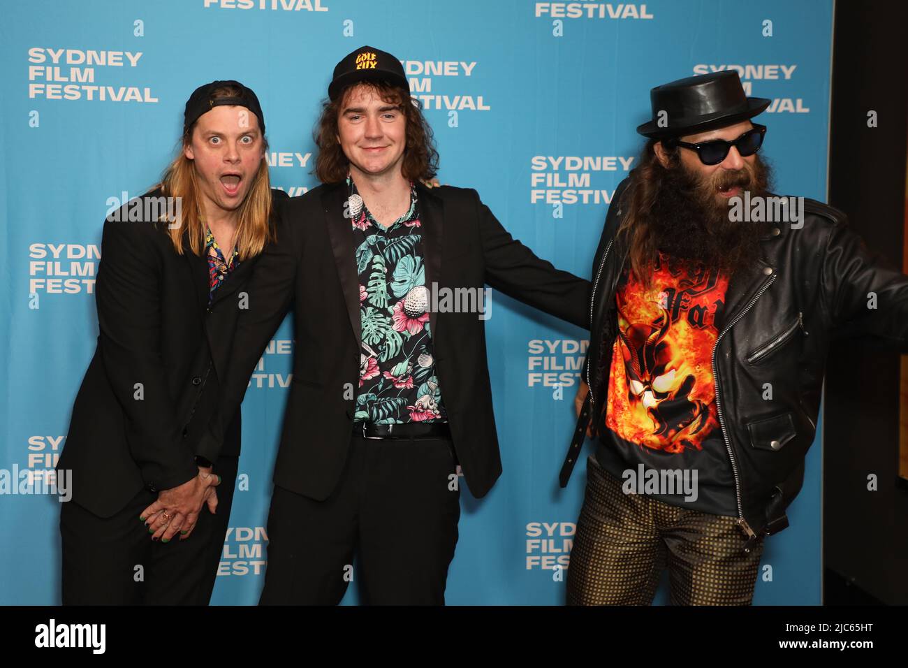 Sydney, Australia. 10th June, 2022. Cast members Dune Rats arrive on ...