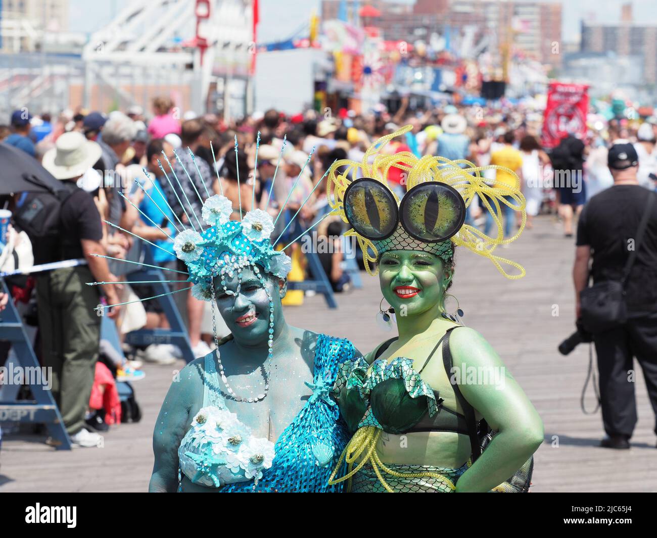 2019 edition of the Coney Island Mermaid Parade Stock Photo - Alamy