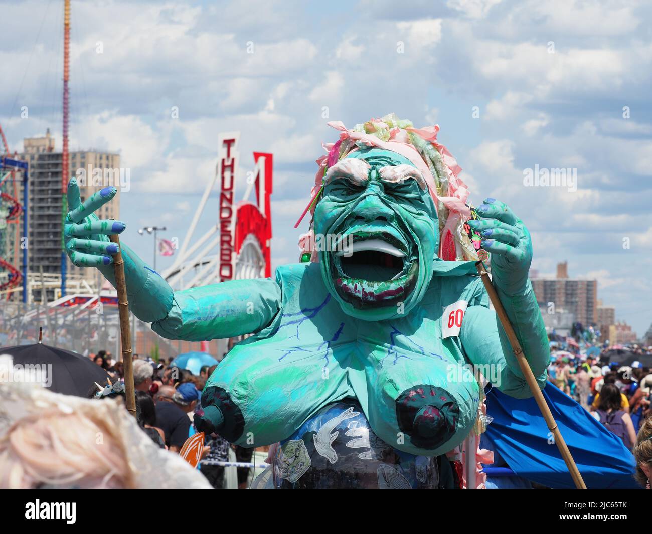 2019 edition of the Coney Island Mermaid Parade Stock Photo - Alamy
