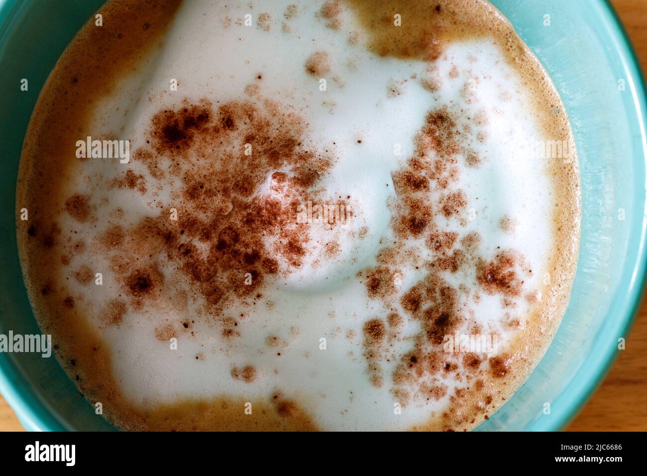 overview of a cappucino Stock Photo - Alamy