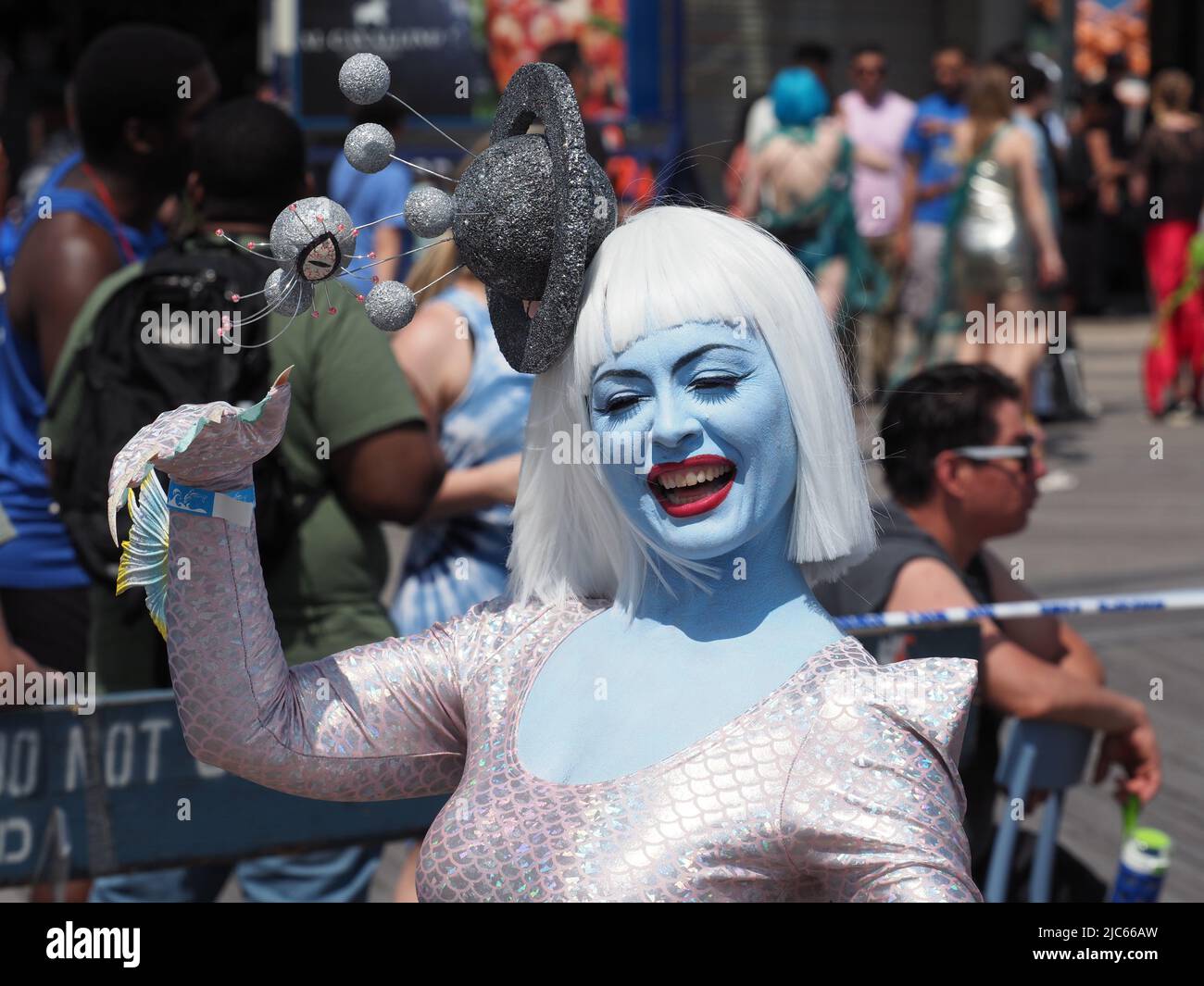 2019 edition of the Coney Island Mermaid Parade Stock Photo - Alamy