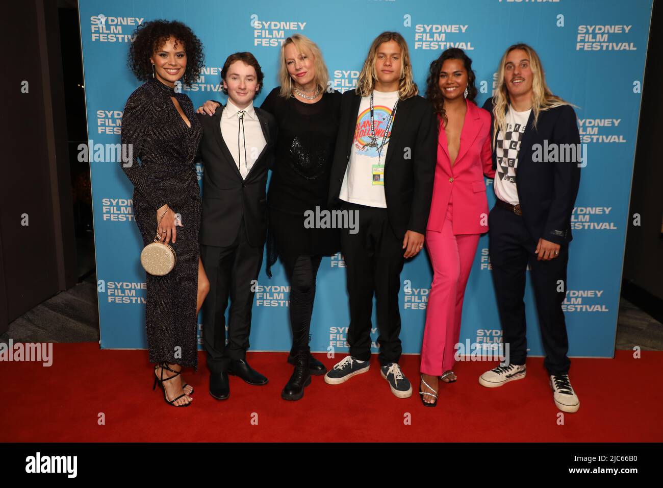 Sydney, Australia. 10th June, 2022. L-R, cast members: Guyala Bales ...