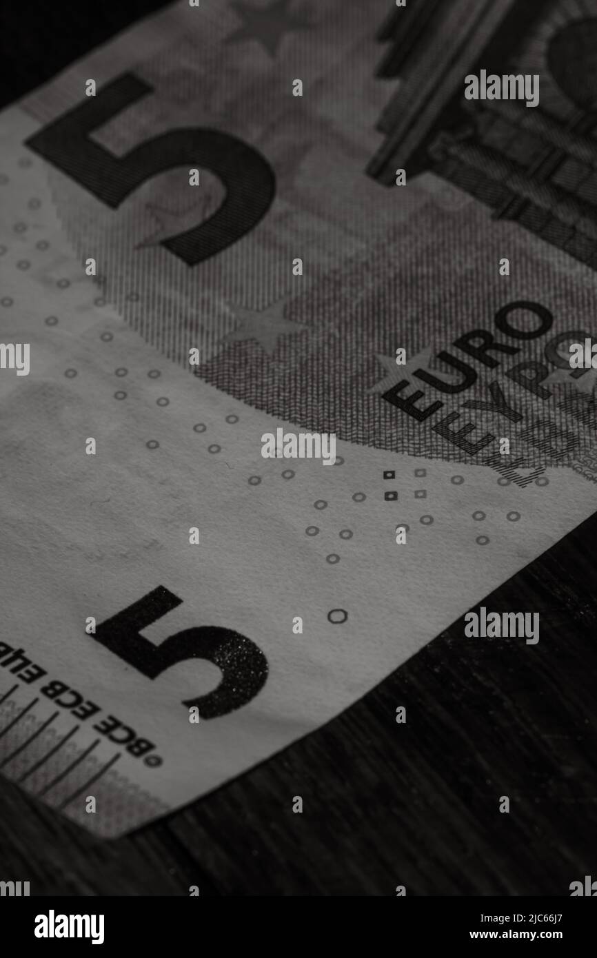 Money euro coins and banknotes Stock Photo - Alamy