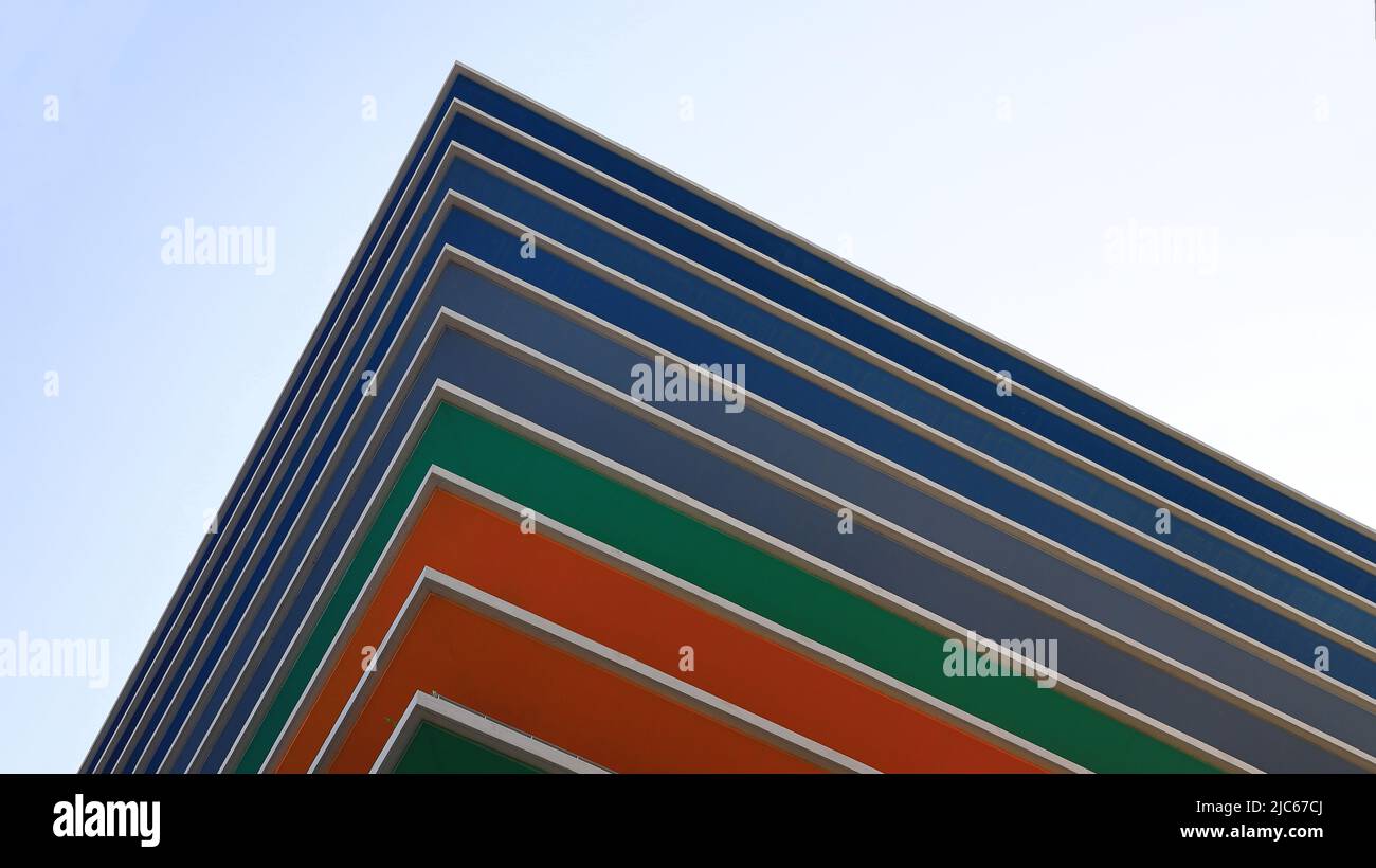 Bright juicy colors in the construction, Parts of the multicolor ...