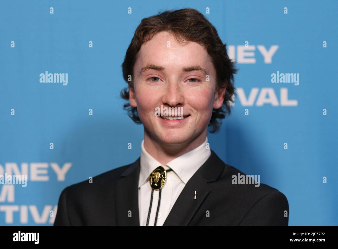 Sydney, Australia. 10th June, 2022. Cast member Rory Potter arrives on ...