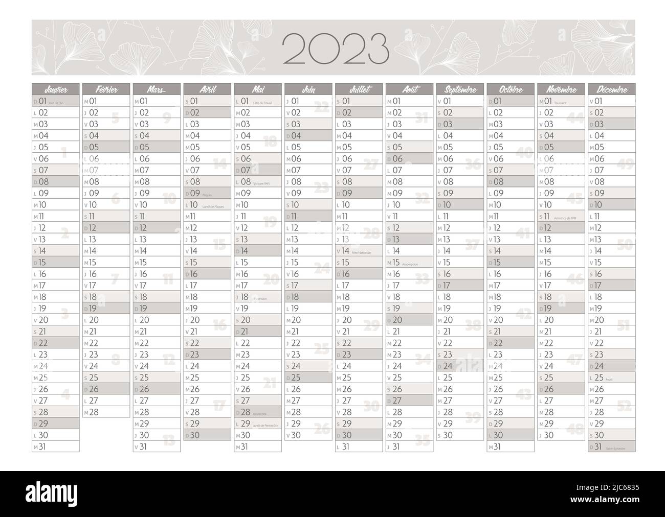 2023 calendar printable Cut Out Stock Images & Pictures - Alamy
