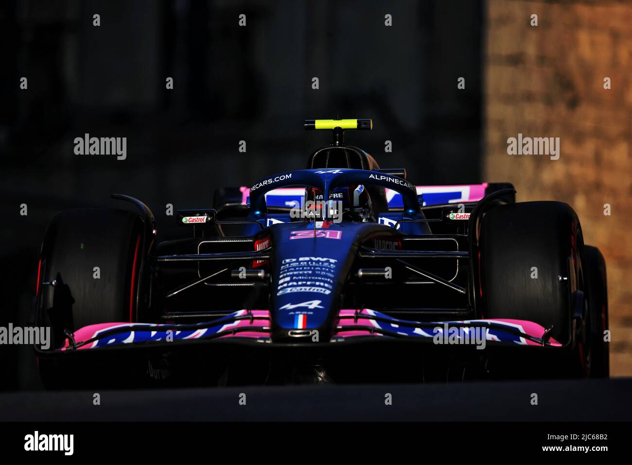 Esteban Ocon (FRA) Alpine F1 Team A522. Azerbaijan Grand Prix, Friday ...