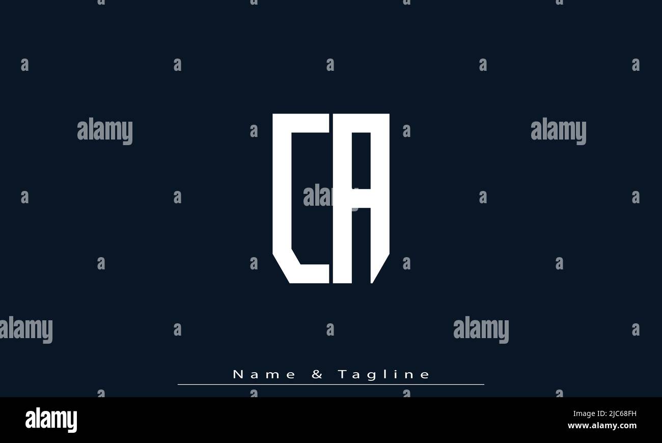 Alphabet letters Initials Monogram logo CA , AC Stock Vector Image ...