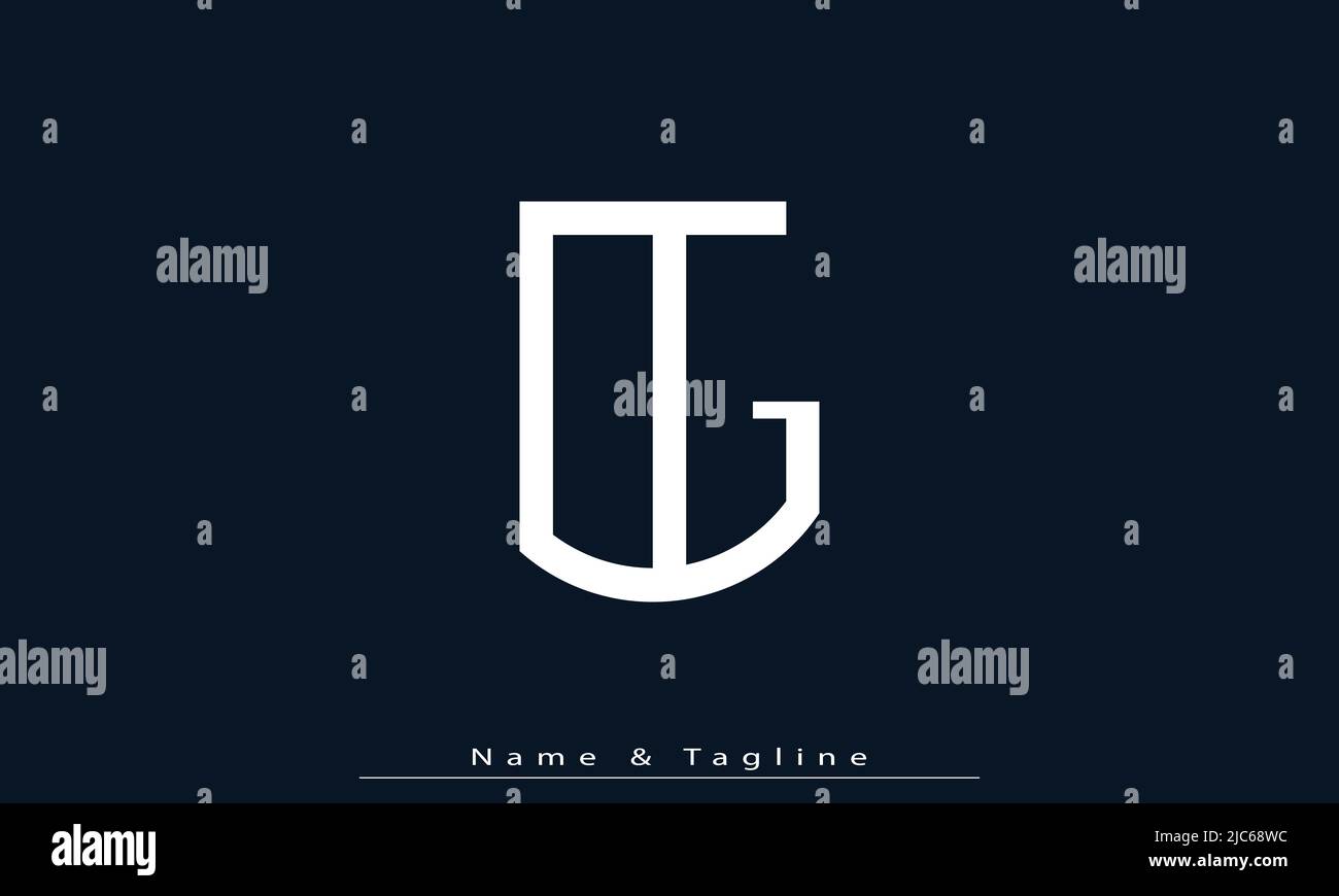 Alphabet letters Initials Monogram logo CG , GC Stock Vector Image ...