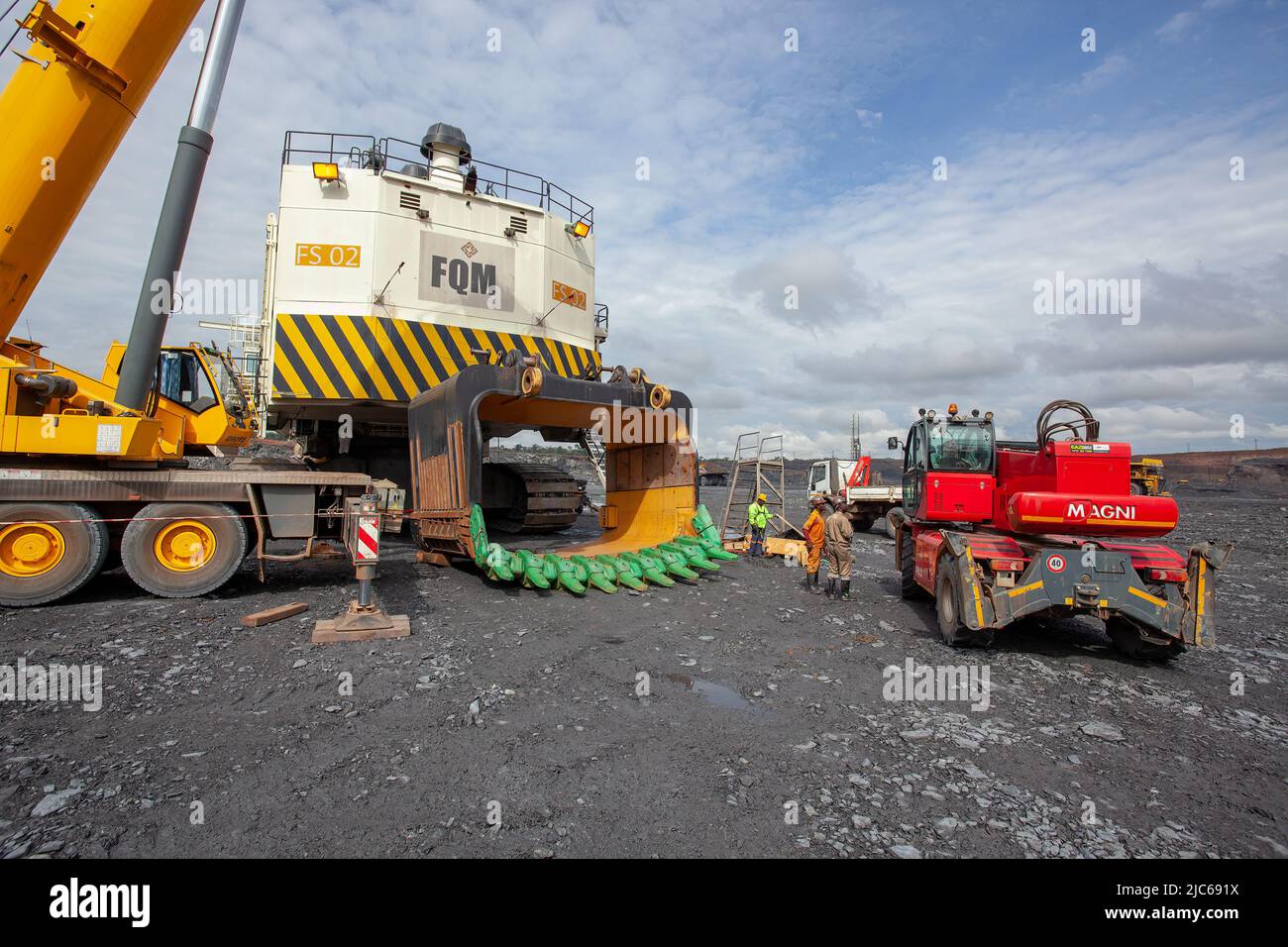 First Quantum Minerals copper operation, Zambia Stock Photo - Alamy