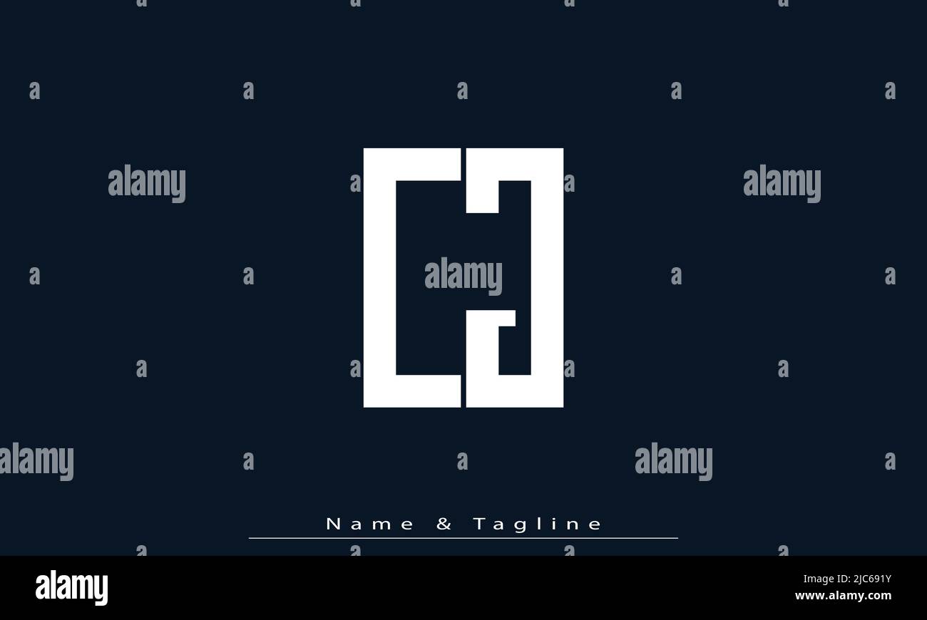 Alphabet letters Initials Monogram logo CJ , JC Stock Vector Image ...