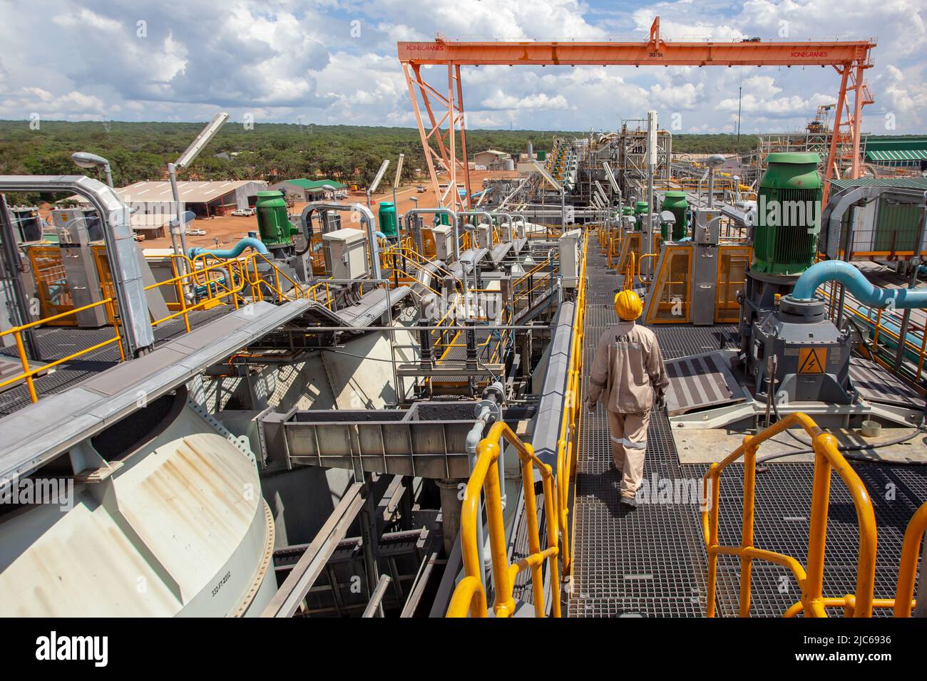First Quantum Minerals copper operation, Zambia Stock Photo - Alamy