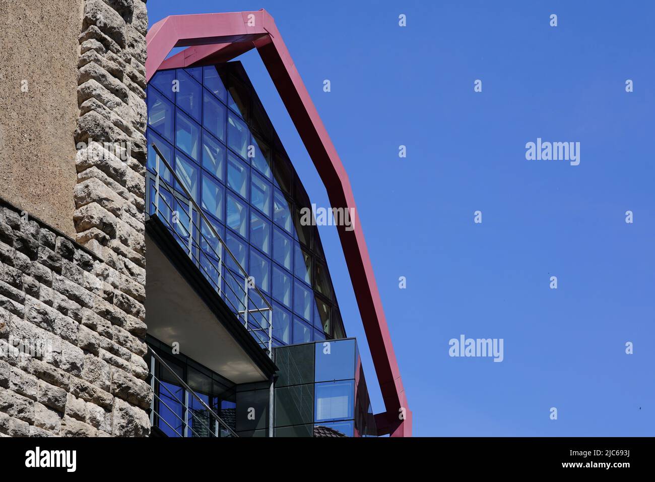 Cologne office building Jülicher-/Moltke-Straße, showing the frame of ...