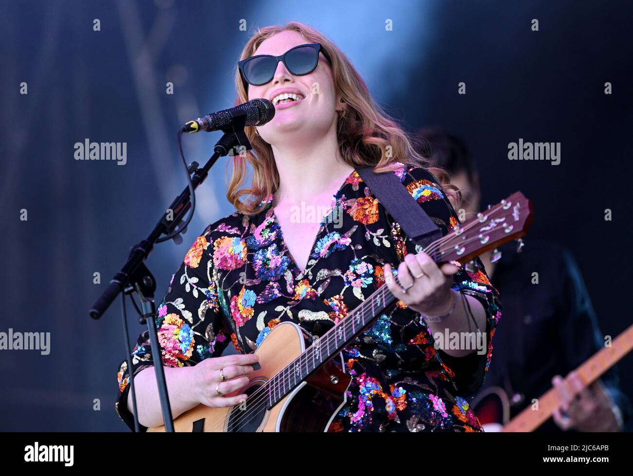Berlin, Germany. 10th June, 2022. British singer Freya Ridings takes ...