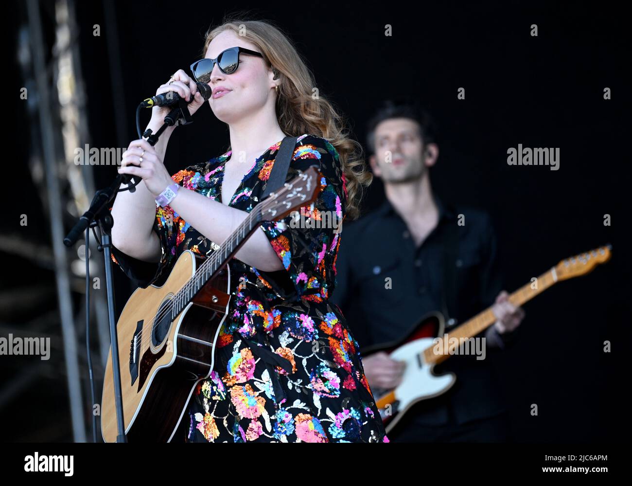 Berlin, Germany. 10th June, 2022. British singer Freya Ridings takes ...