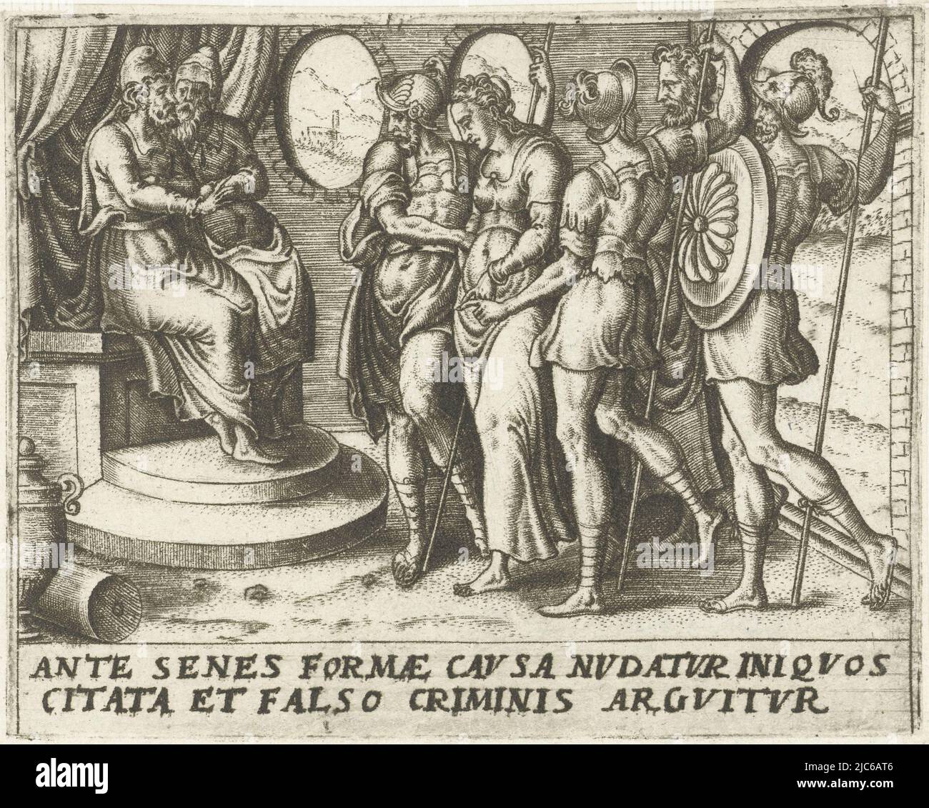 Susanna is led before the elders, who accuse her of infidelity. As ...