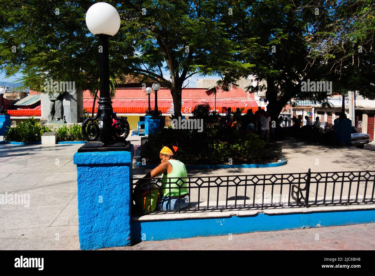 Traditional park of santiago city hi-res stock photography and images ...