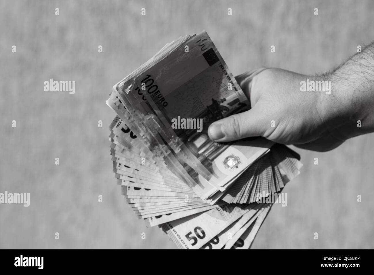 Money euro coins and banknotes Stock Photo - Alamy
