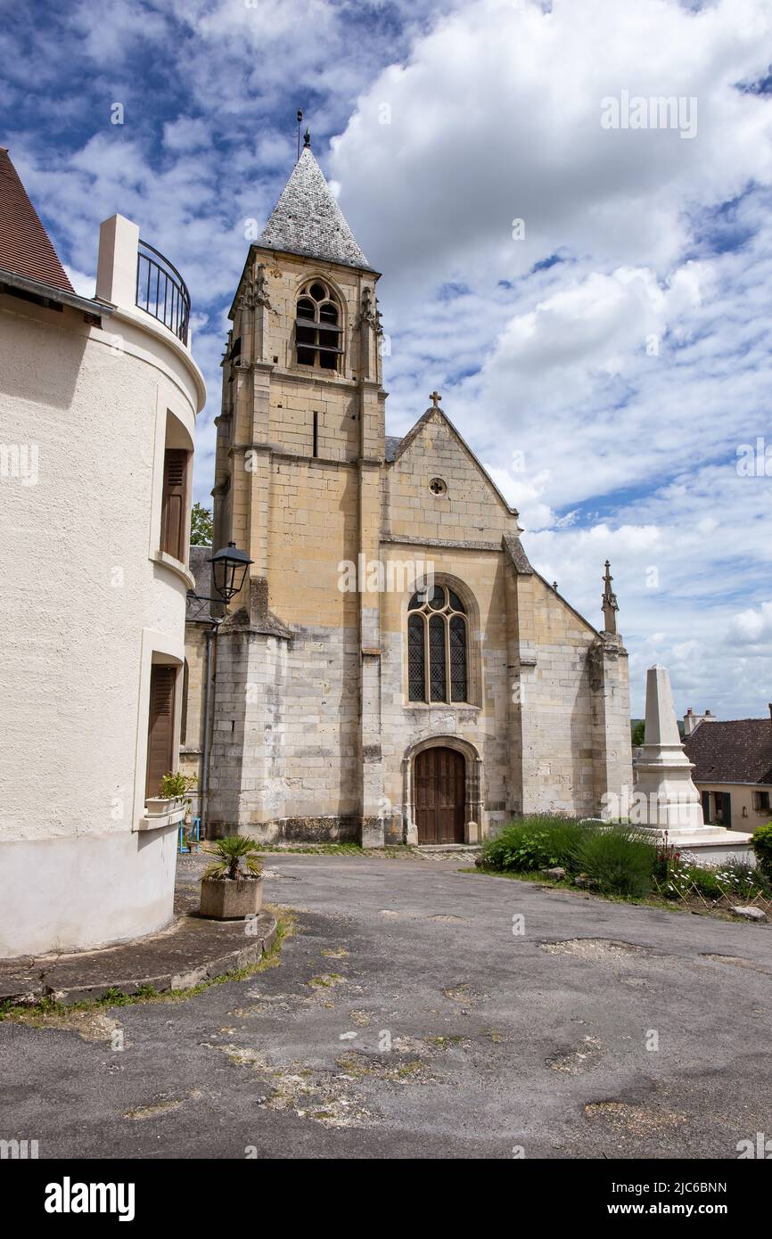 La Roche-Guyon, one of the most beautiful french villages Stock Photo ...