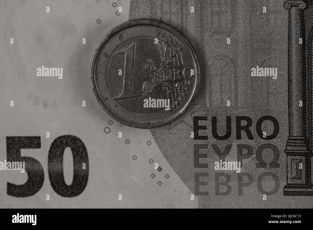 Money euro coins and banknotes Stock Photo - Alamy