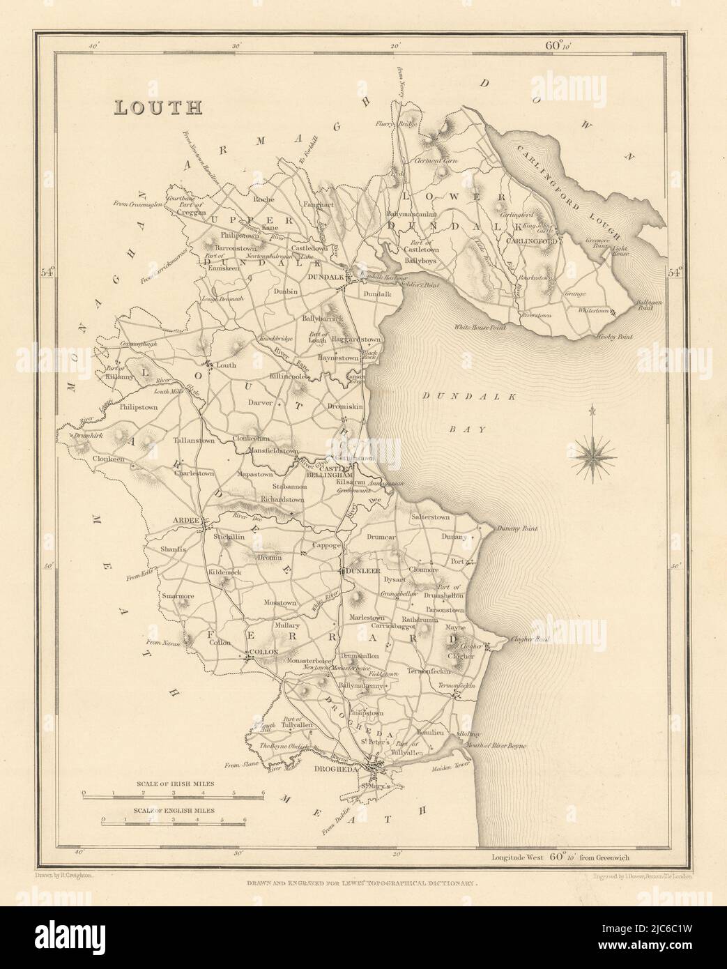 Louth map hi-res stock photography and images - Alamy