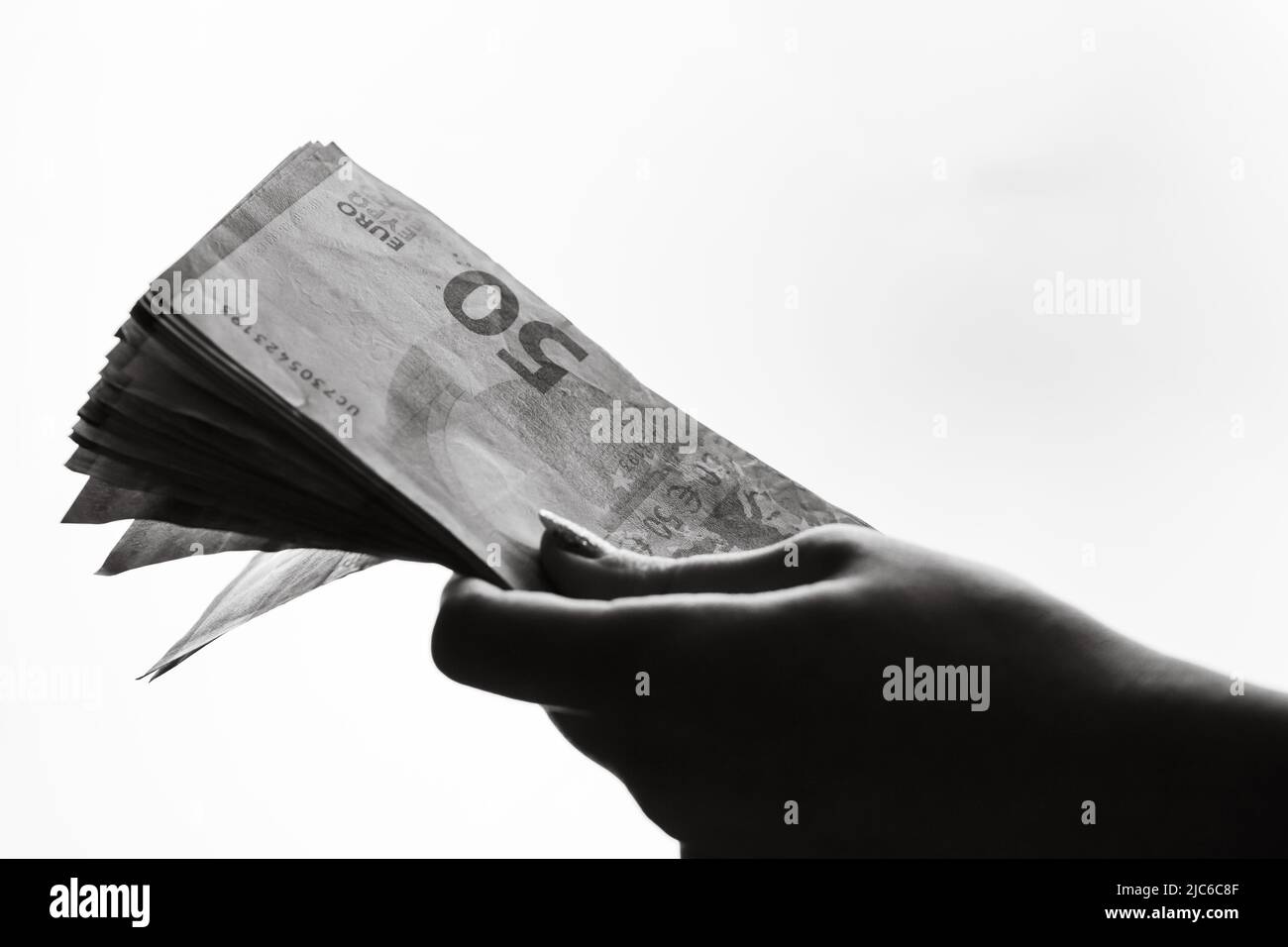 Money euro coins and banknotes Stock Photo - Alamy