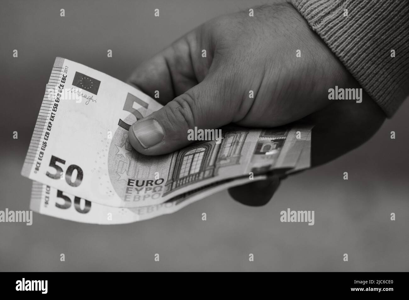 Money euro coins and banknotes Stock Photo - Alamy