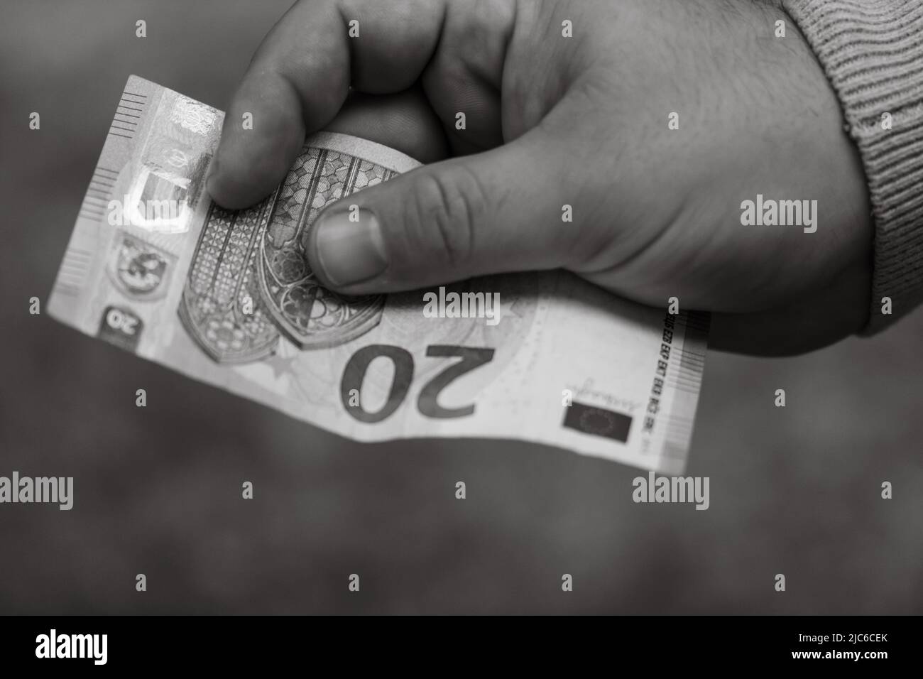 Money euro coins and banknotes Stock Photo - Alamy