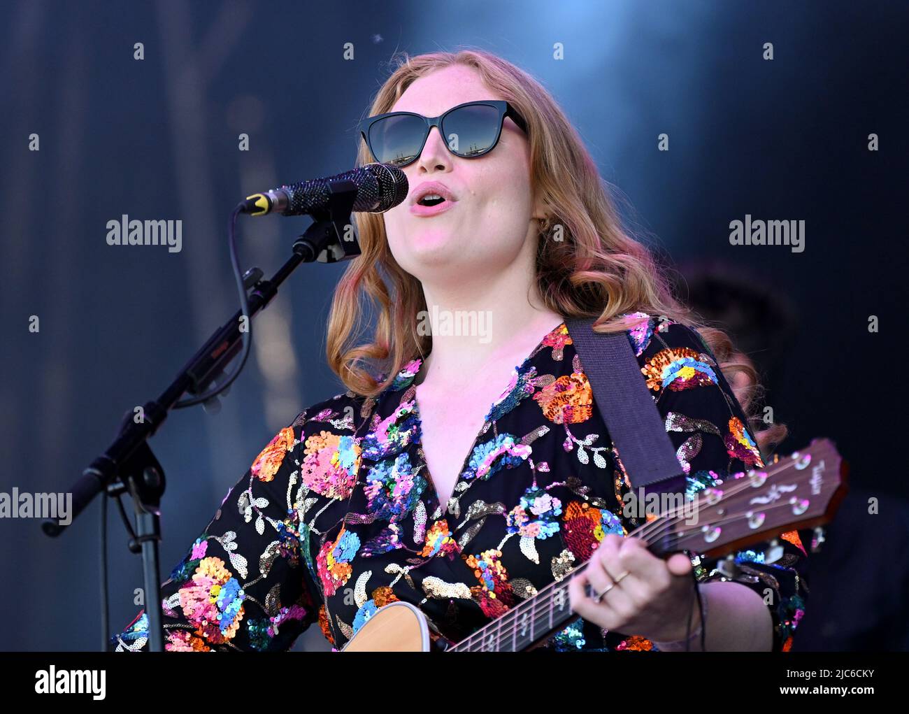 Berlin, Germany. 10th June, 2022. British singer Freya Ridings takes ...