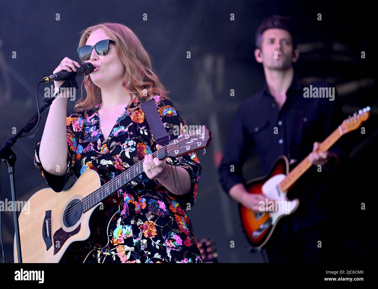 Berlin, Germany. 10th June, 2022. British singer Freya Ridings takes ...