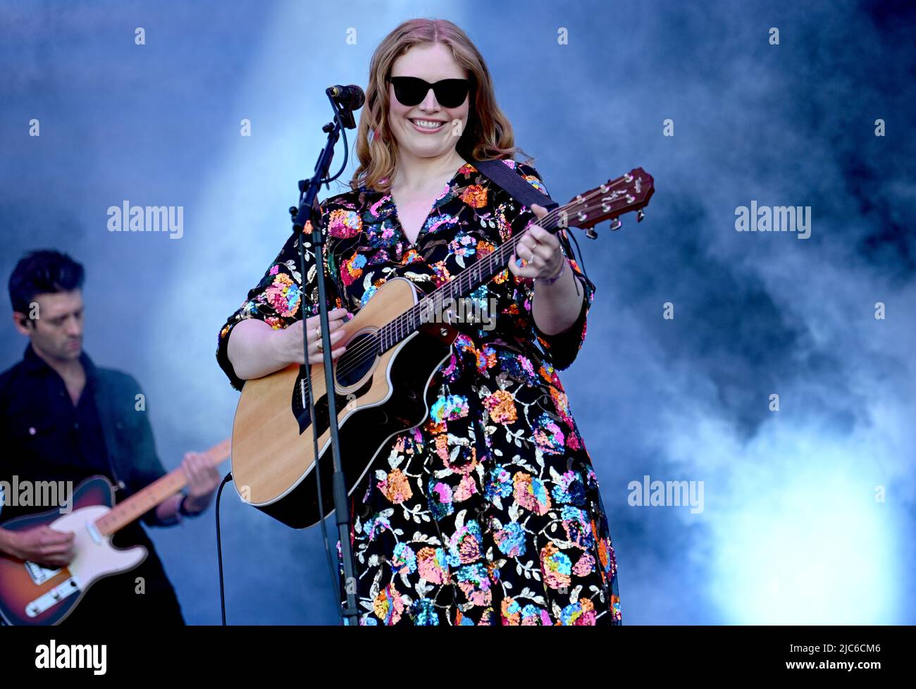 Berlin, Germany. 10th June, 2022. British singer Freya Ridings takes ...