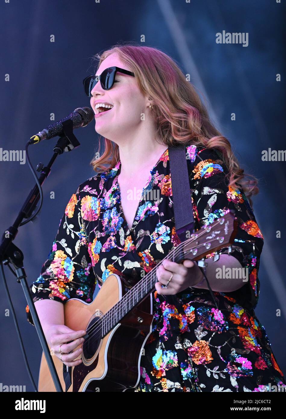 Berlin, Germany. 10th June, 2022. British singer Freya Ridings takes ...