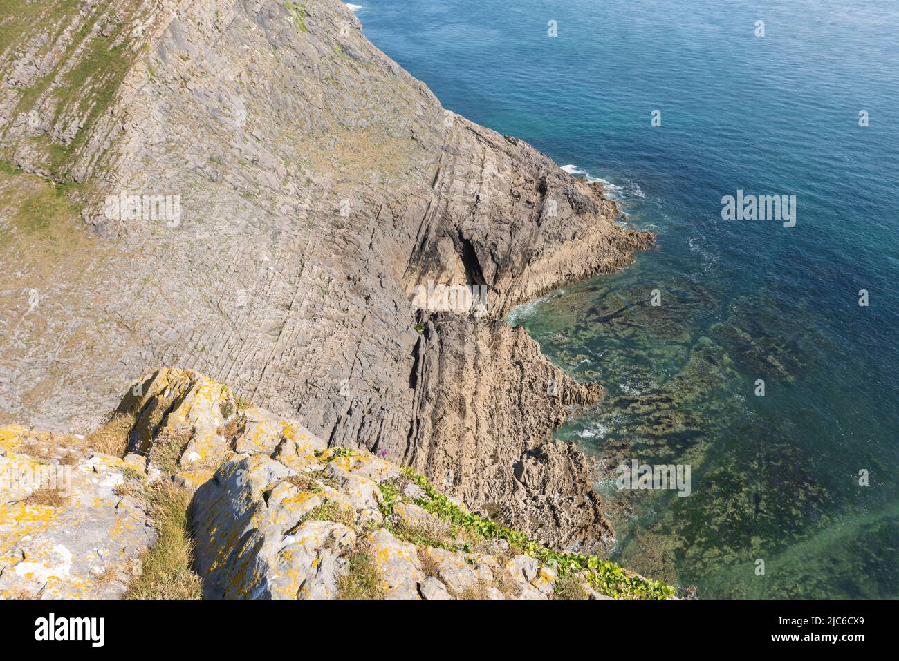 South Gower Cliffs, Wales, UK Stock Photo - Alamy