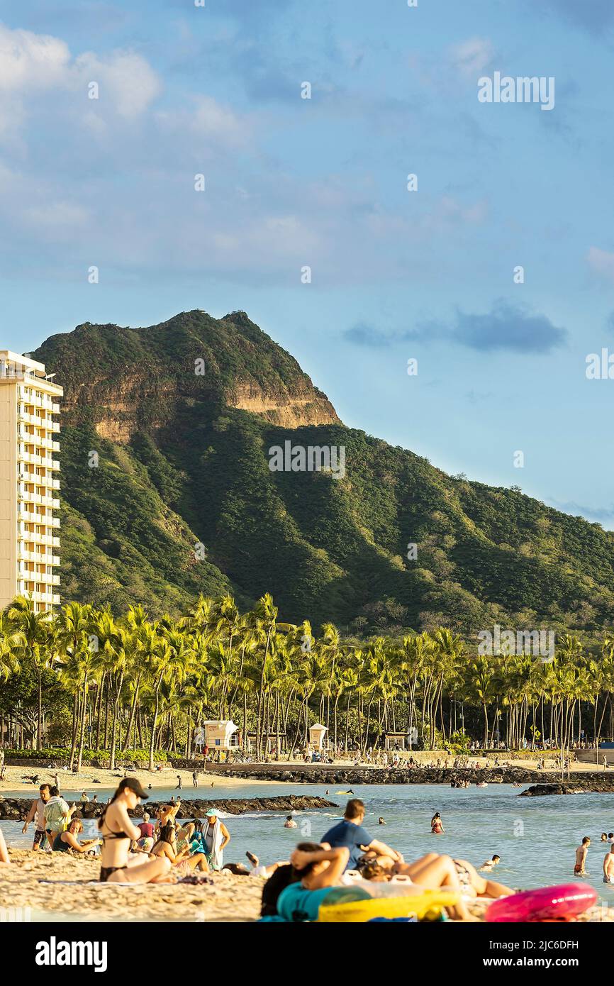 Diamond Head Crater, Oahu, Hawaii Stock Photo - Alamy