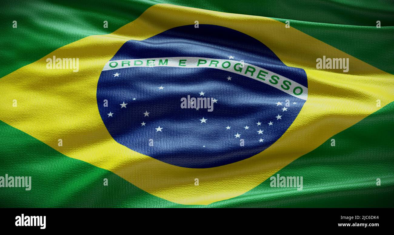Brazil national flag background illustration. Symbol of country Stock ...