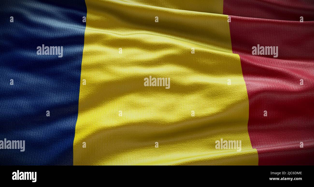 Chad national flag background illustration. Symbol of country Stock ...