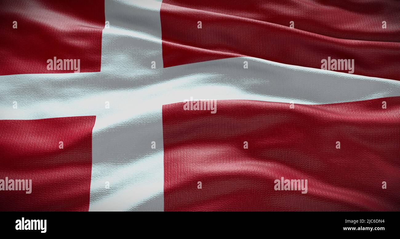 Denmark national flag background illustration. Symbol of country Stock ...