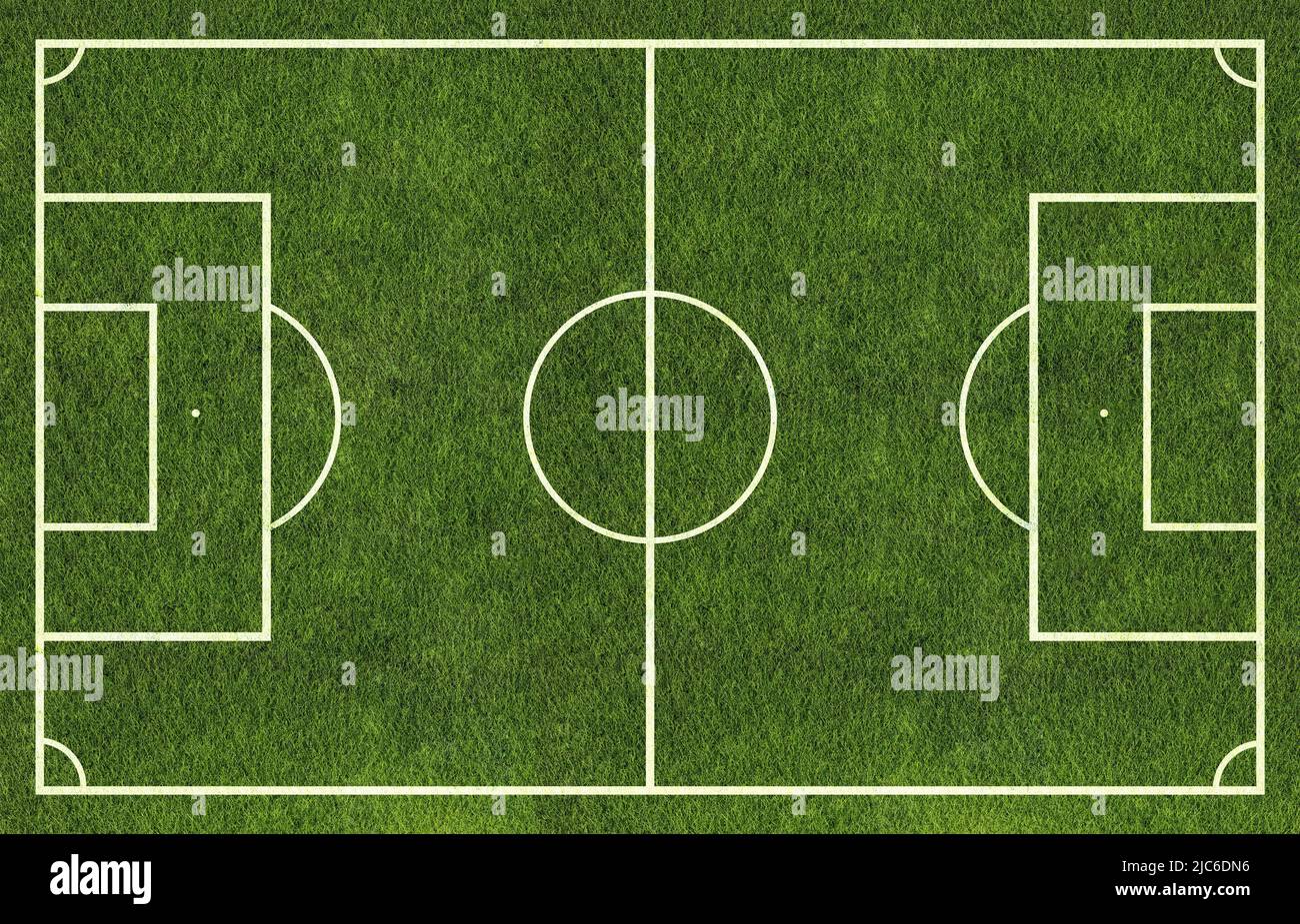 Top view of football field Stock Photo - Alamy