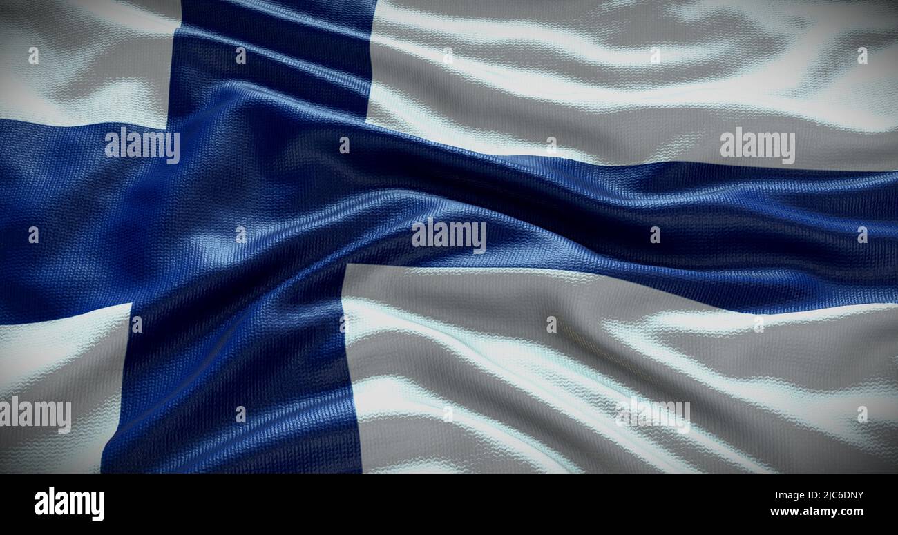 Finland national flag background illustration. Symbol of country Stock ...