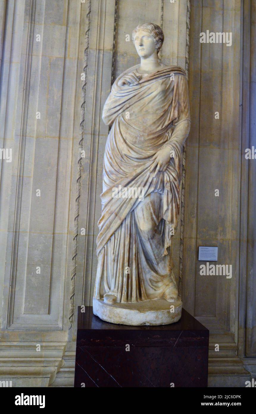 Paris, France 03.25.2017: interior of a famous museum of Paris Stock ...