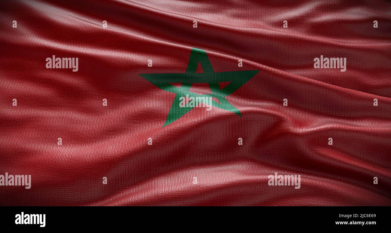 Morocco national flag background illustration. Symbol of country Stock ...