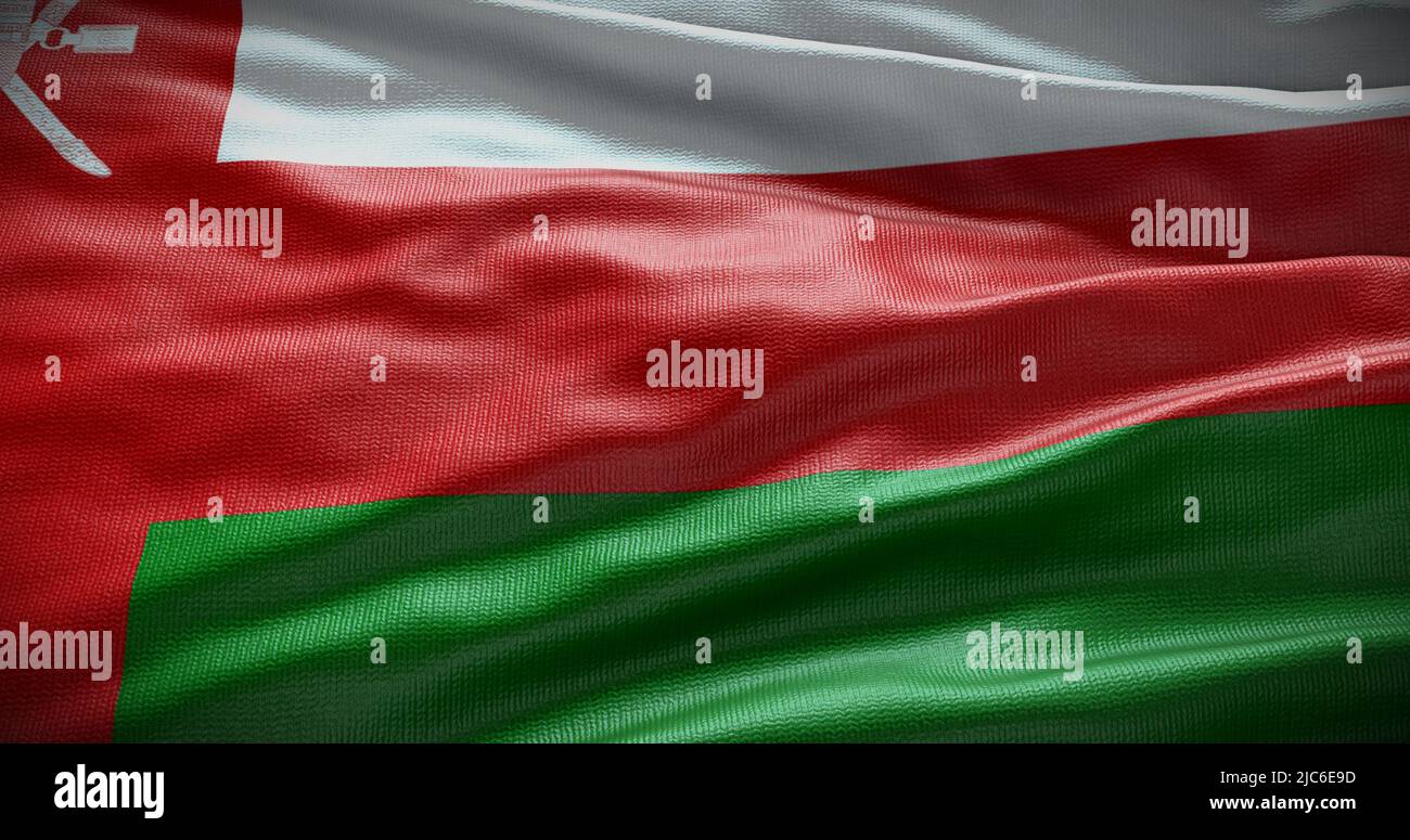 Oman national flag background illustration. Symbol of country Stock ...
