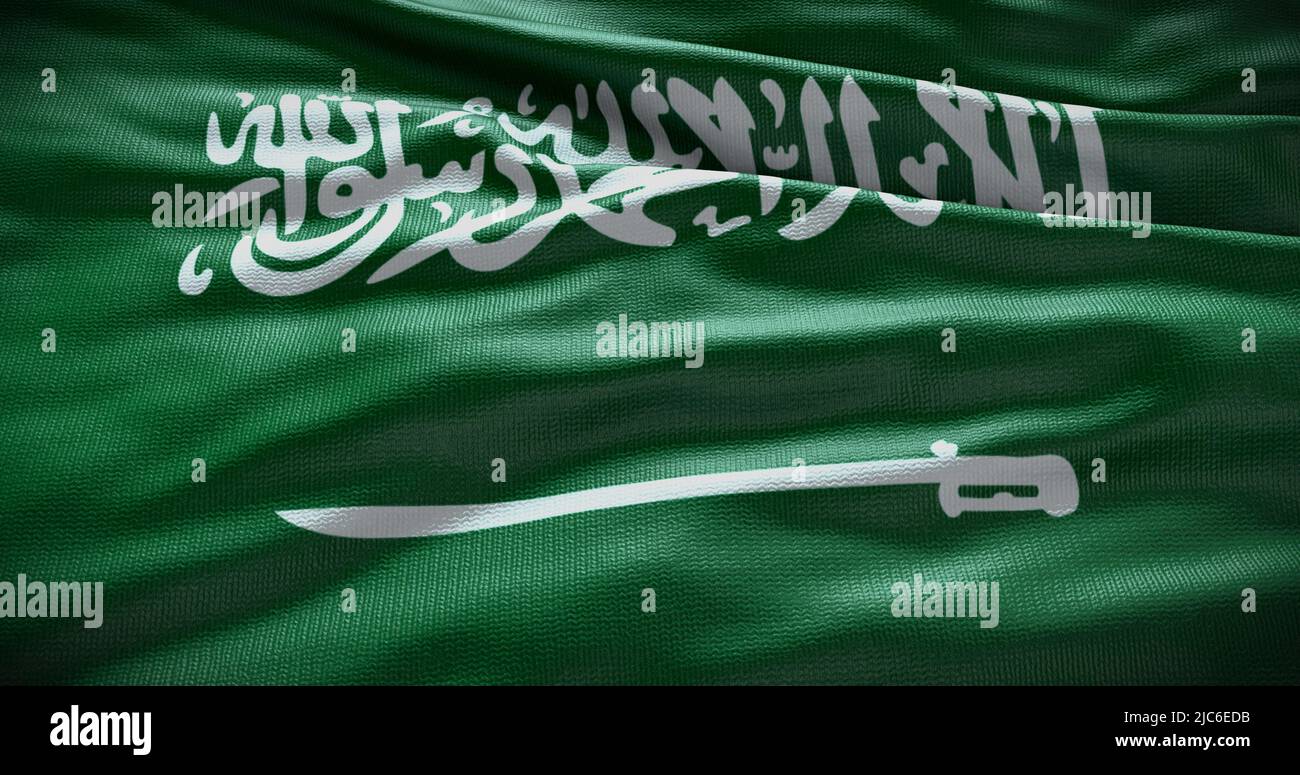 Saudi Arabia national flag background illustration. Symbol of country ...