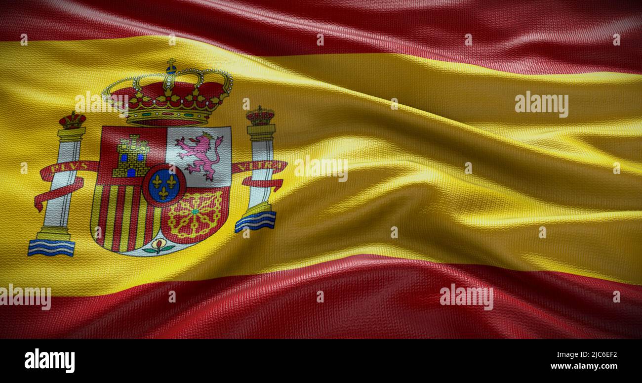 Spain national flag background illustration. Symbol of country Stock ...