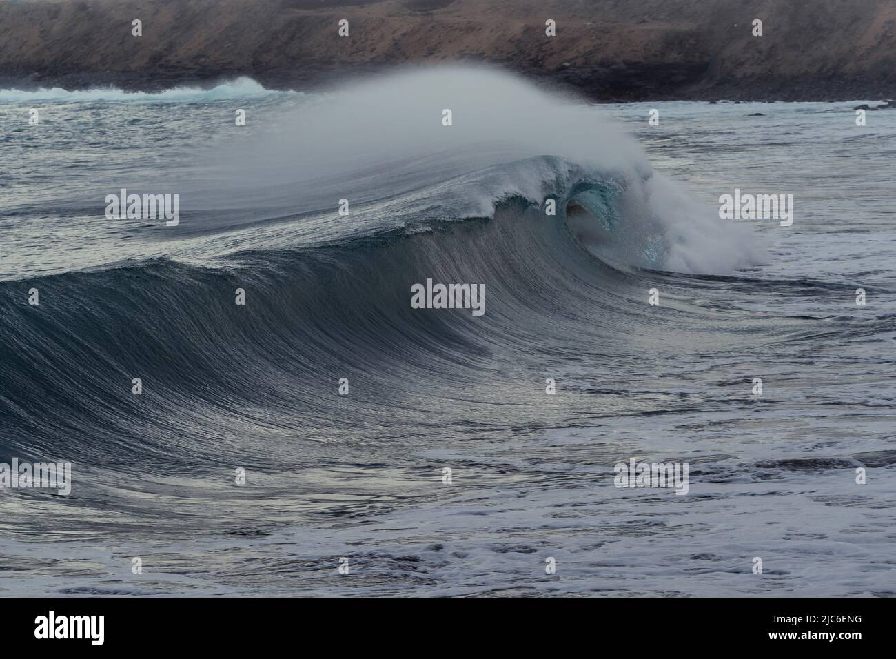 close up. strong wave in a stormy day Stock Photo - Alamy