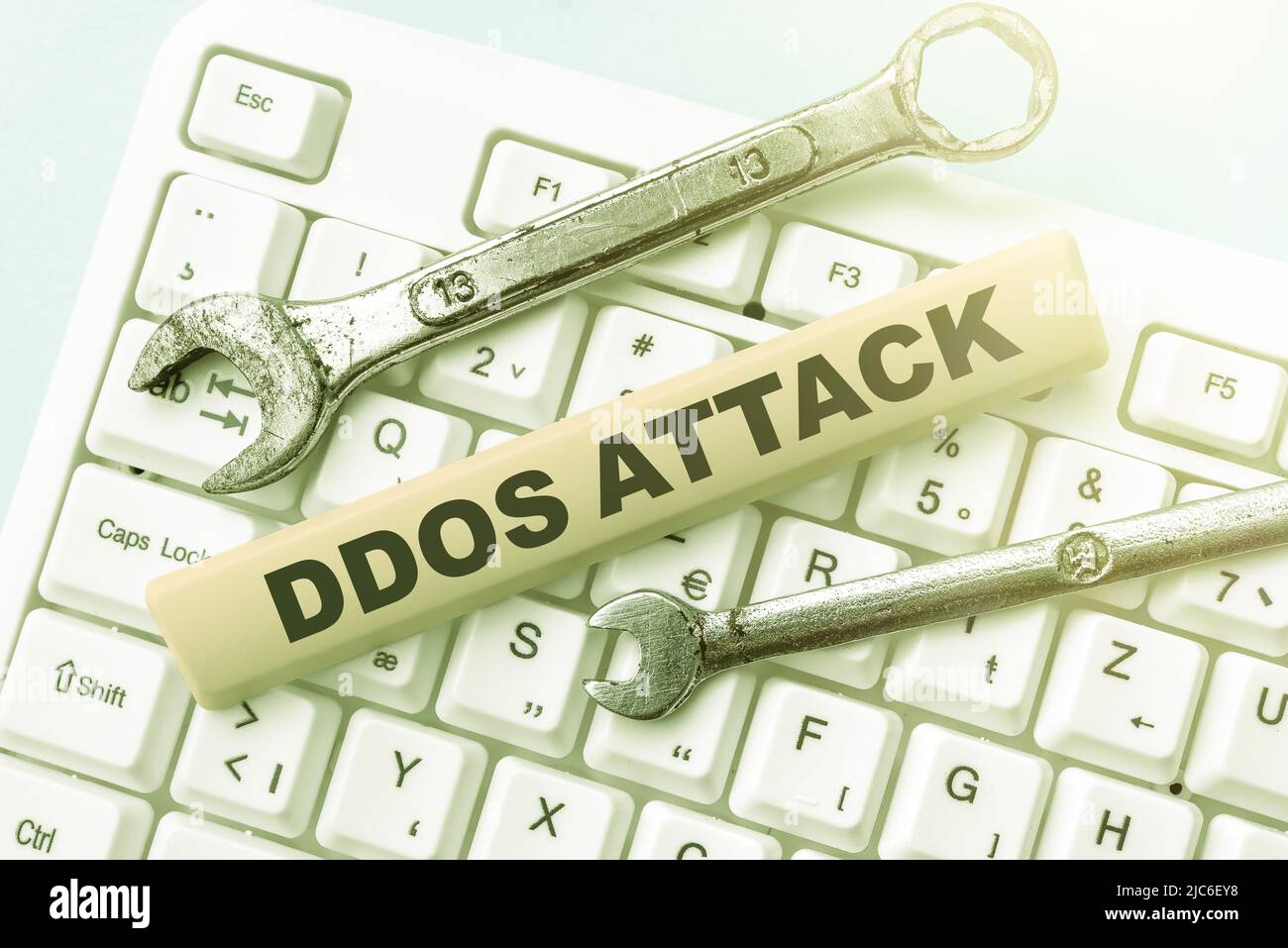 Handwriting text Ddos Attack. Internet Concept perpetrator seeks to ...