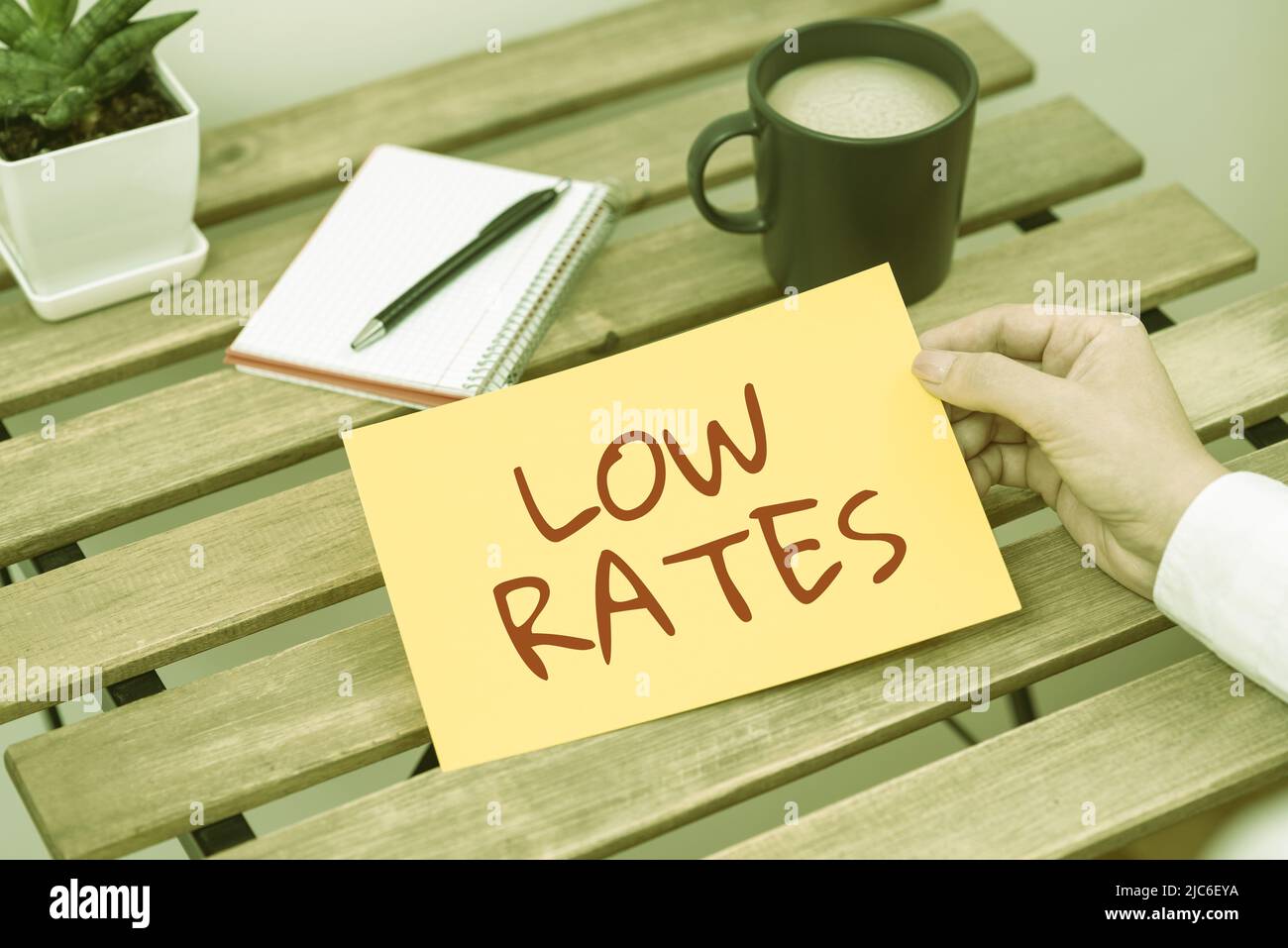 Inspiration showing sign Low Rates. Internet Concept A cost of an item ...