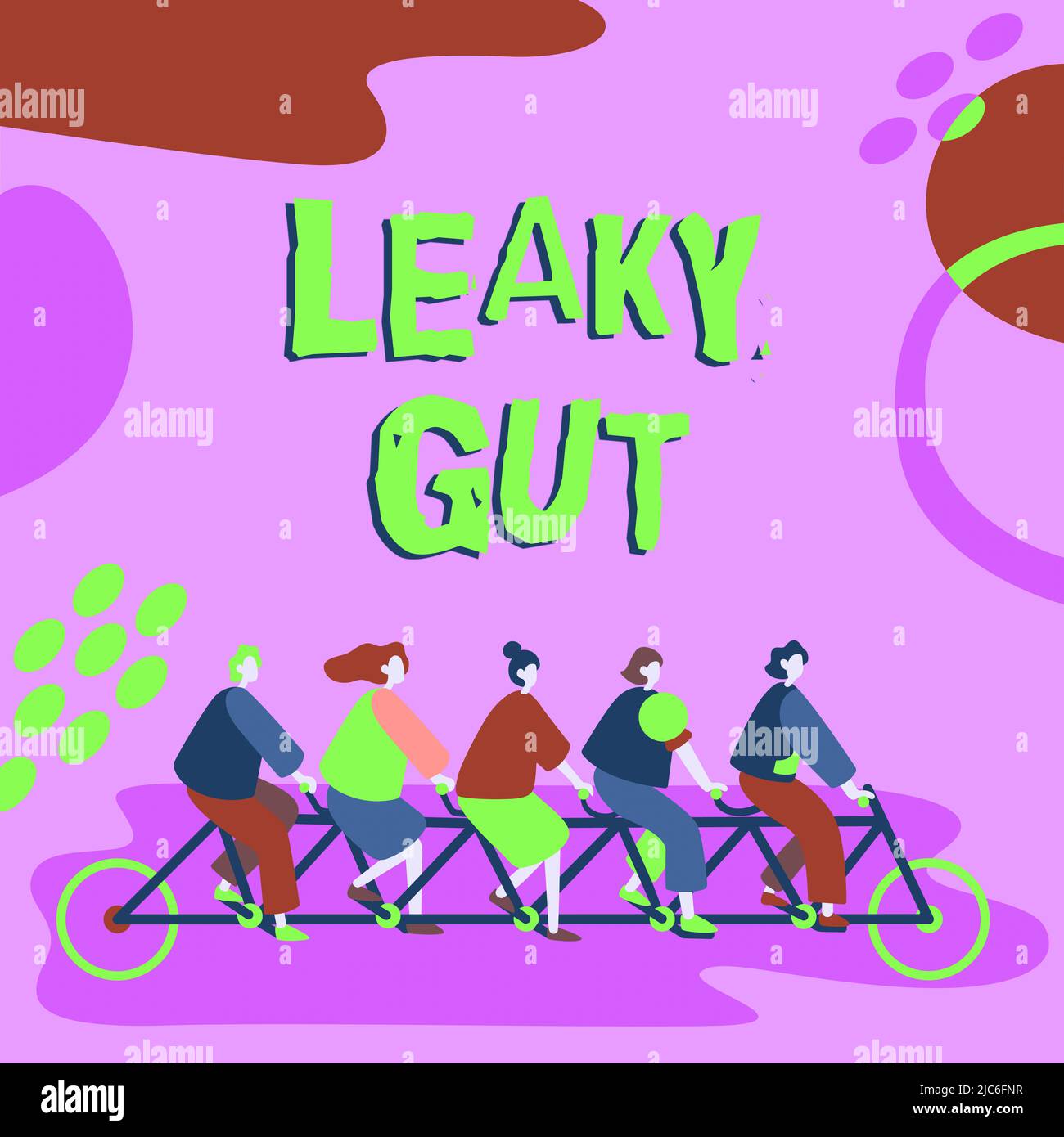 Handwriting text Leaky Gut. Business approach A condition in which the ...
