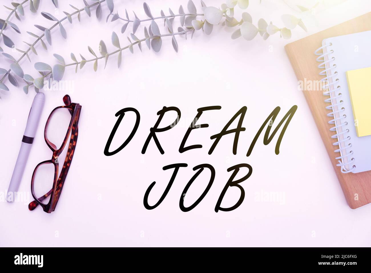 Conceptual display Dream Job. Business overview An act that is paid of ...